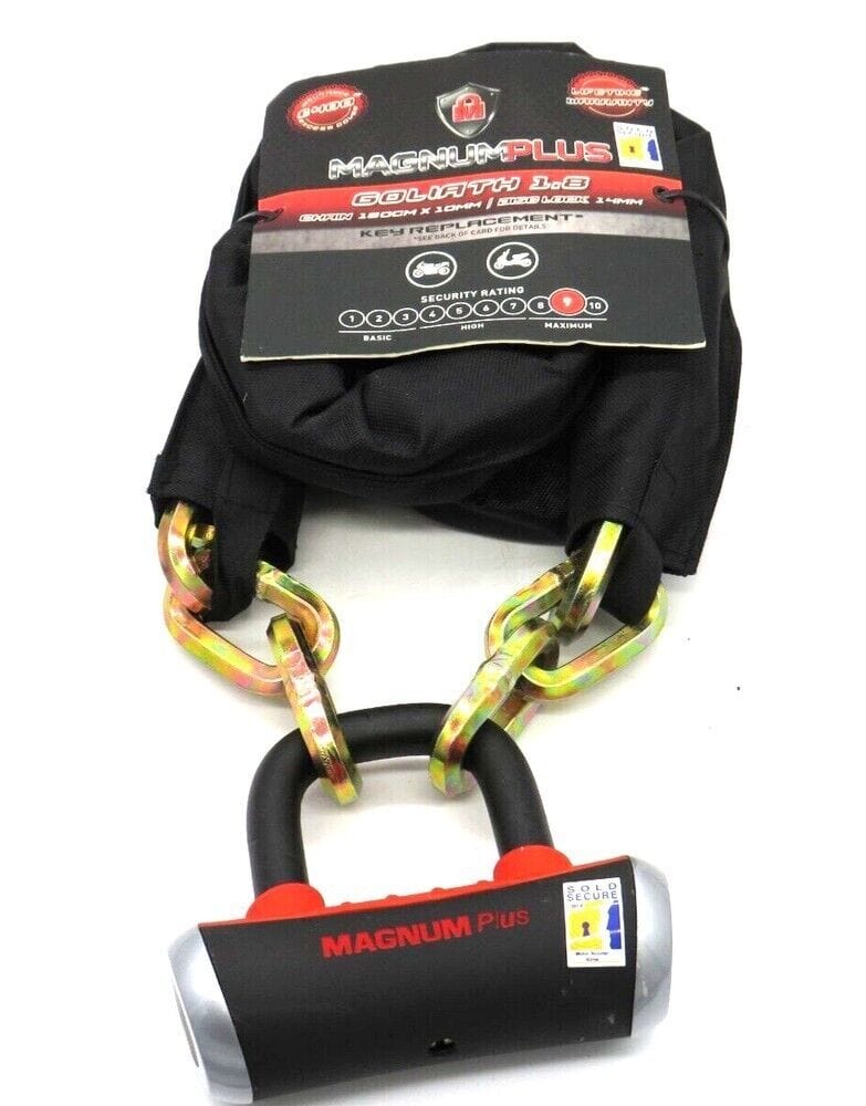 Magnumplus moto chain lock GOLIATH 1.8 HLKM101 – I Cycle Ltd